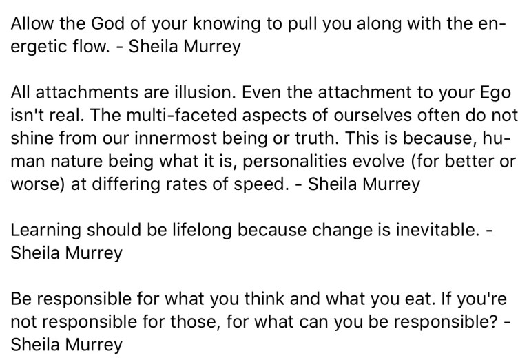 Read each morning – Integrating the Spirals